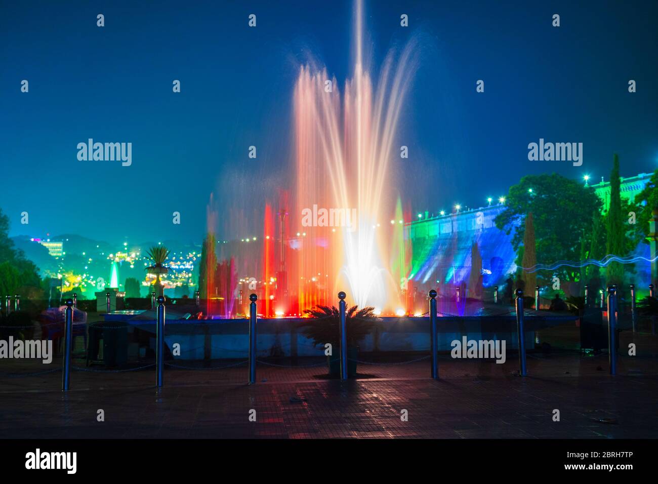 MYSORE INDIA MARCH 24 2012 Fountains At Brindavan Gardens In mysore-india-march-24-2012-fountains-at-brindavan-gardens-in