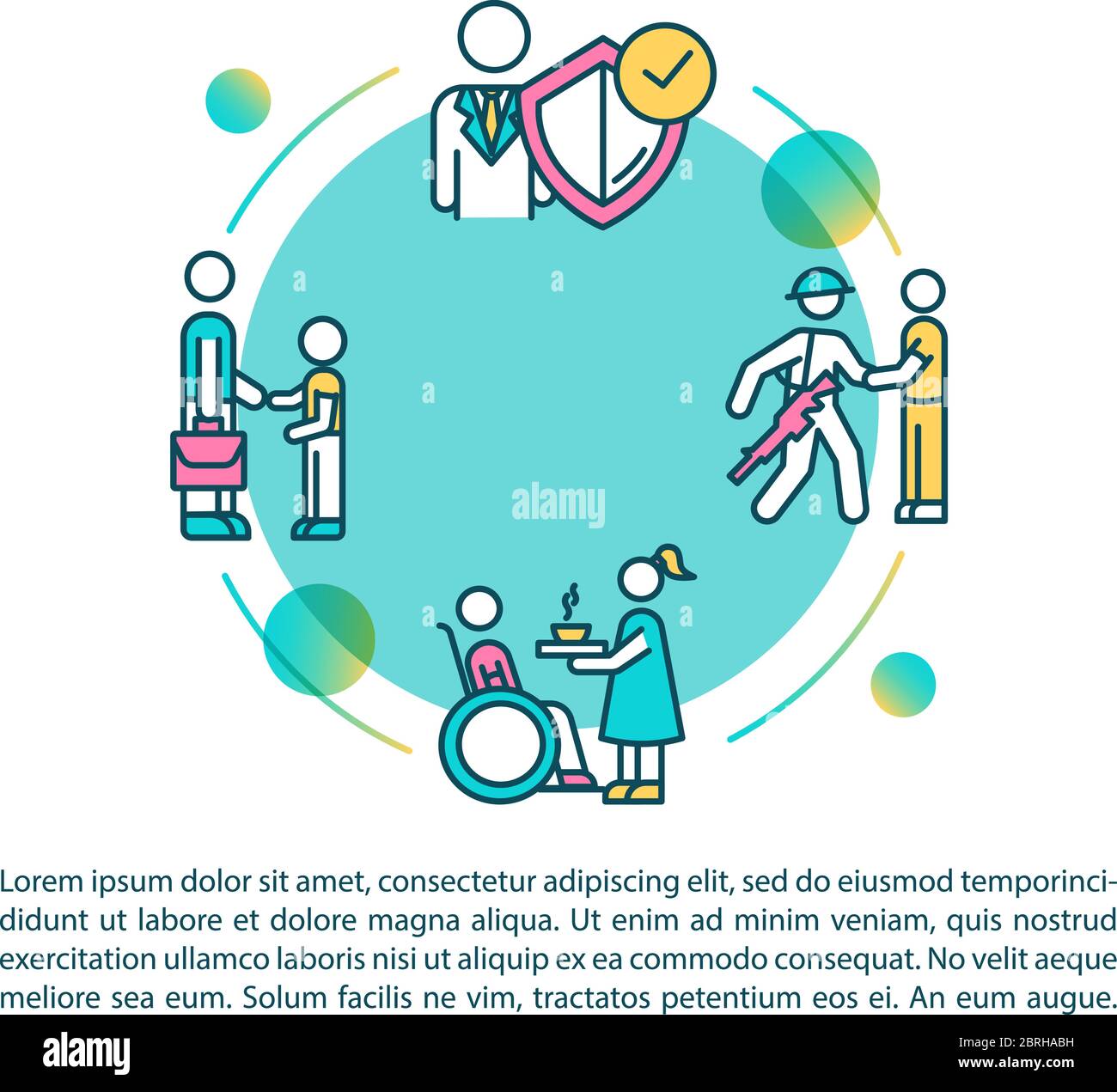 Social service concept icon with text Stock Vector Image & Art - Alamy