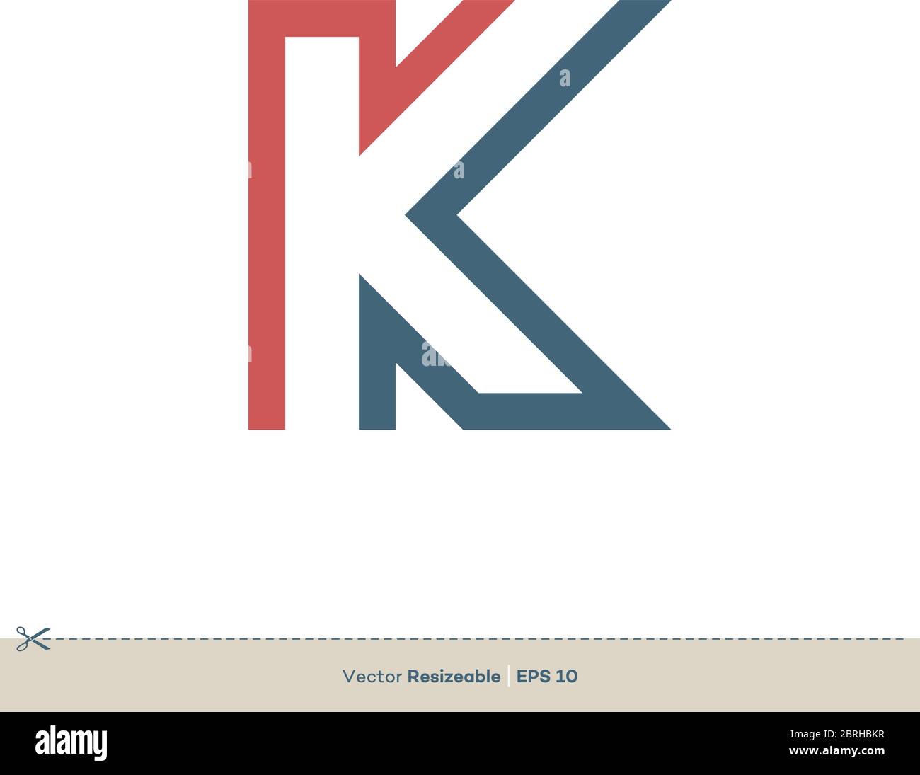 Letter K vector Logo Template Illustration Design. Vector EPS 10 Stock ...
