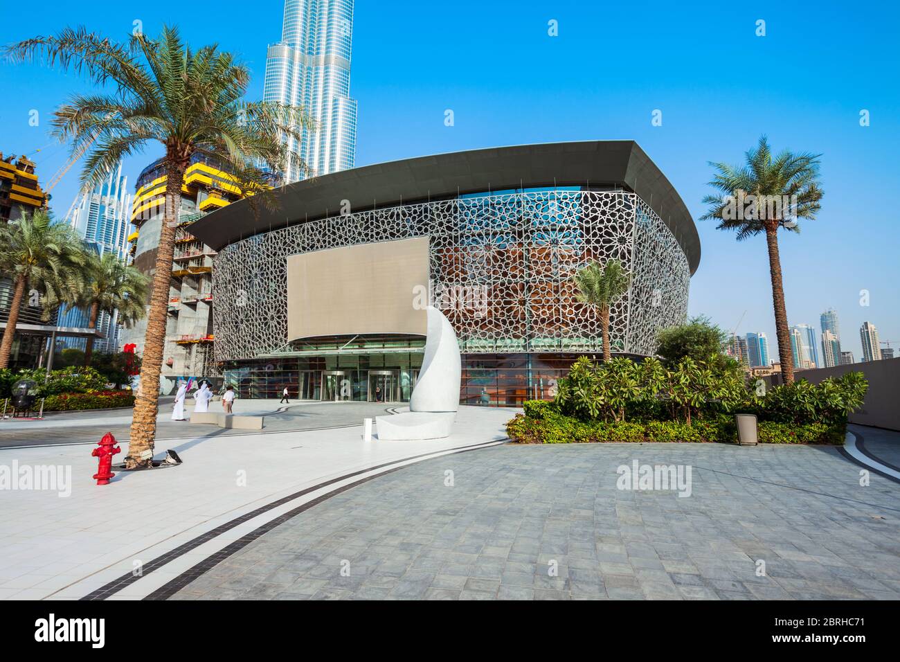DUBAI, UAE - FEBRUARY 24, 2019: Dubai Opera is a performing arts centre ...