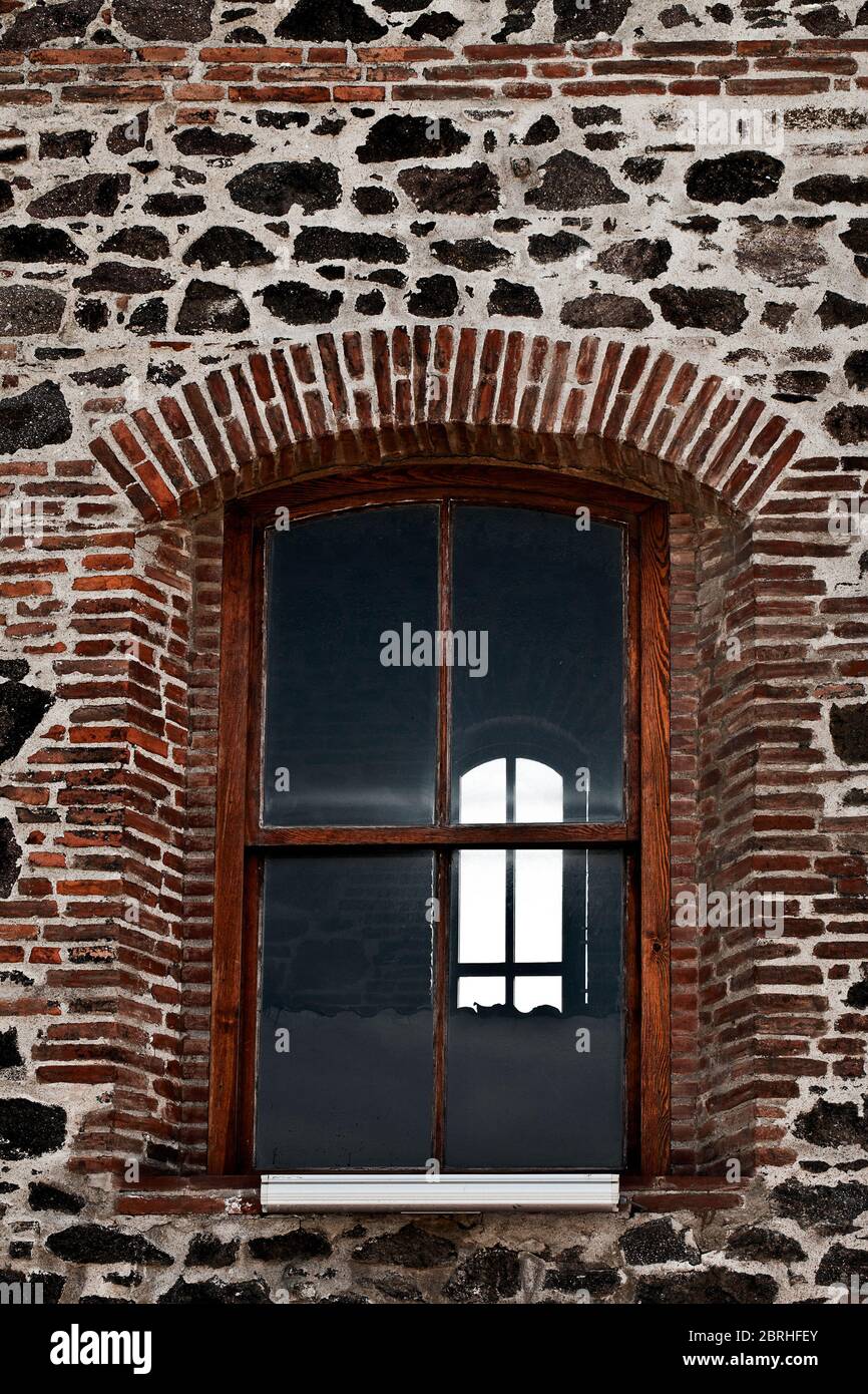 Abstract Ancient Building Houses Windows Details Photo Stock Photo - Alamy