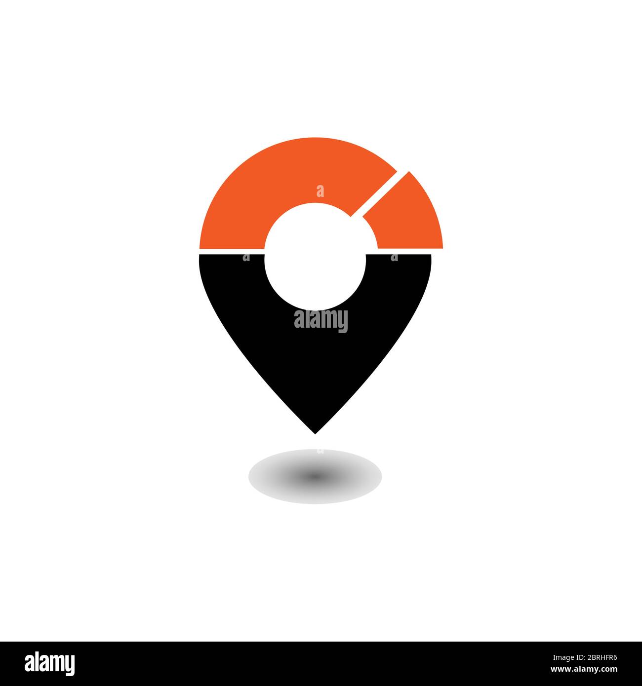 cut map pointer vector design template illustration Stock Vector Image ...