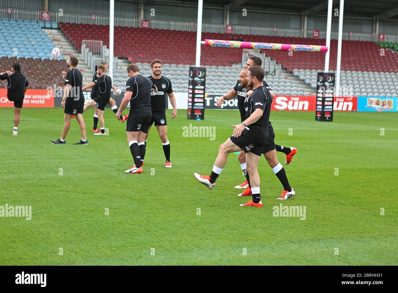 Made in Chelsea's Jamie Laing rehearses for Rugby Aid for Heroes 2015 ...