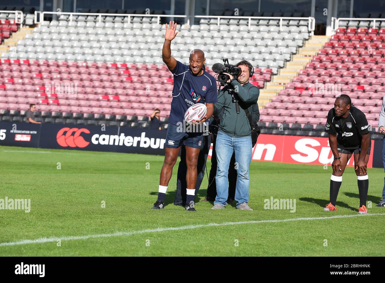 Made in Chelsea's Jamie Laing rehearses for Rugby Aid for Heroes 2015 ...