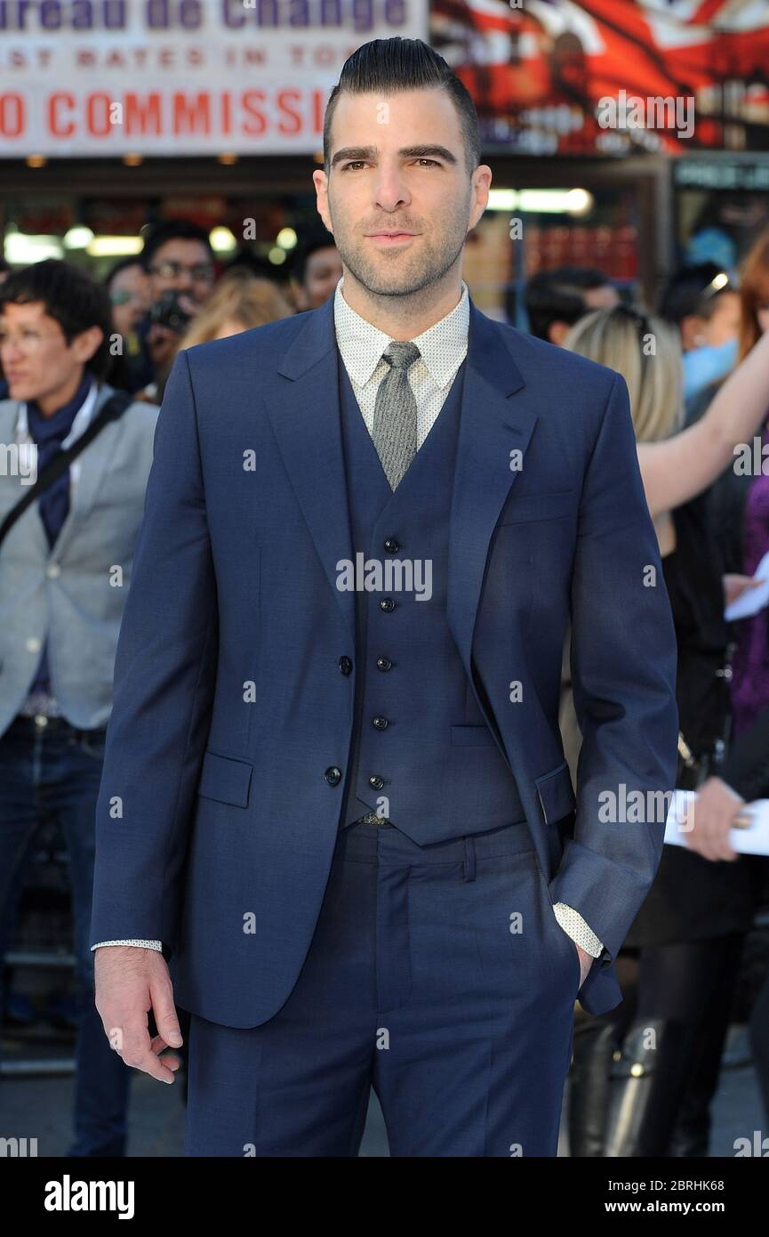 Zachary Quinto attends the International Premiere of Star Trek Into ...