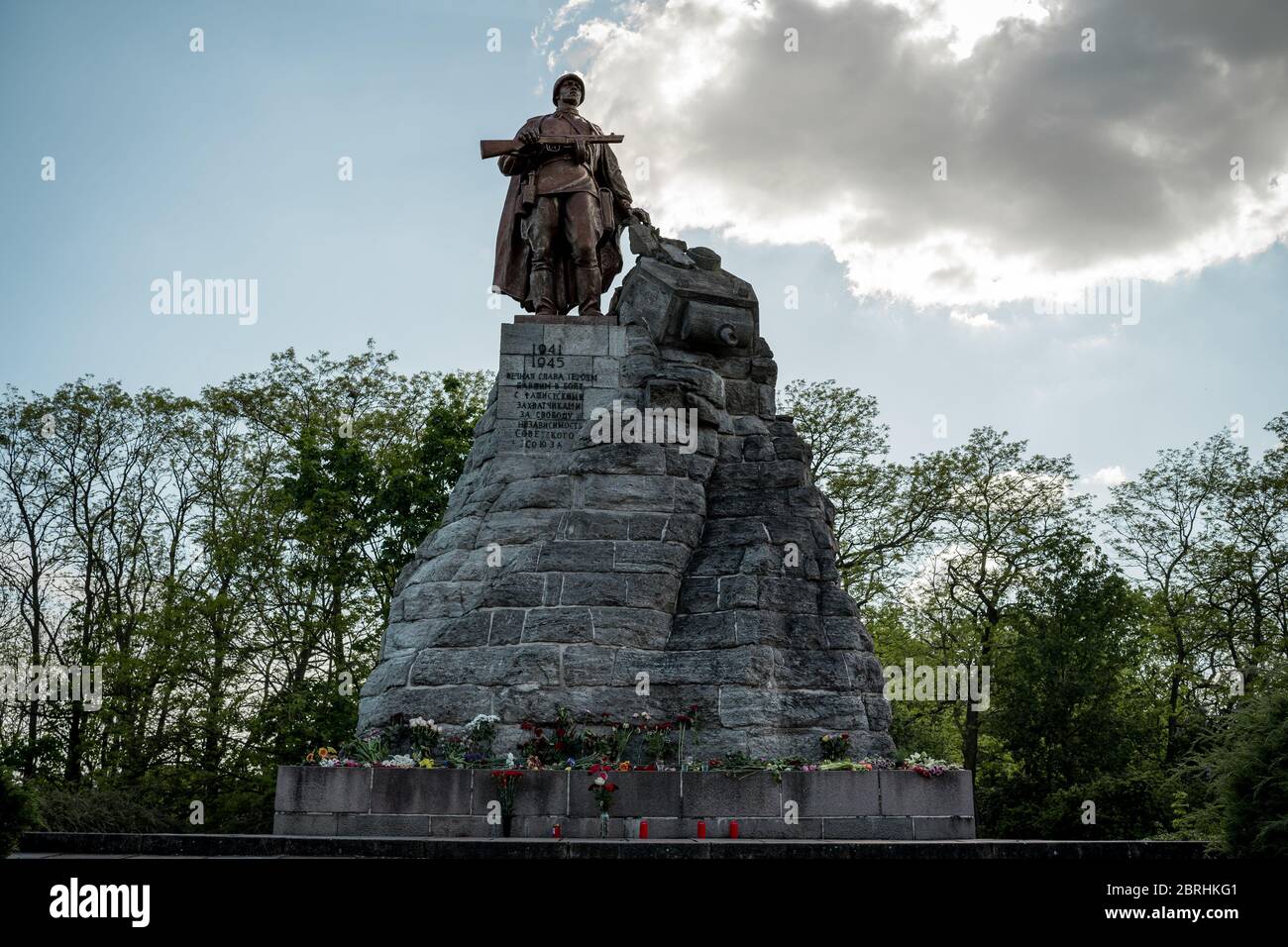 SEELOW, GERMANY - MAY 09, 2020: Monument to Soviet soldiers at the site ...