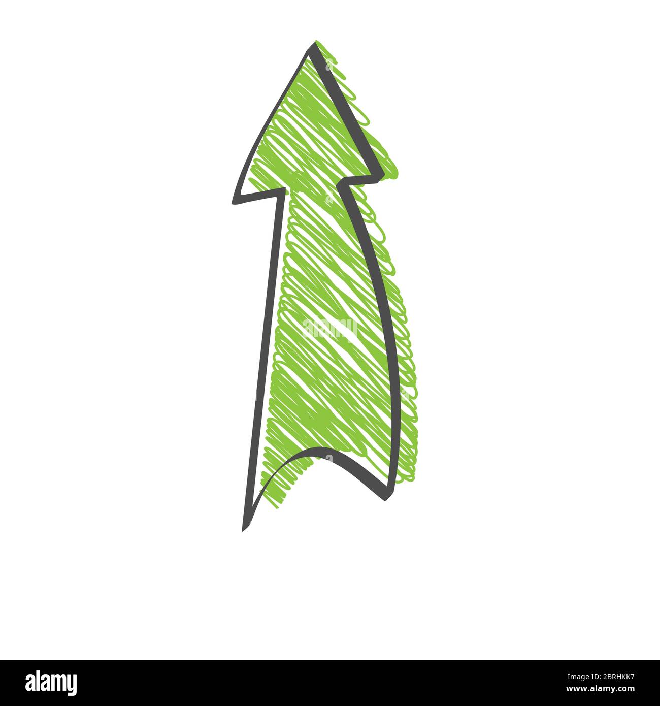 Single Doodle Arrow Clip Art