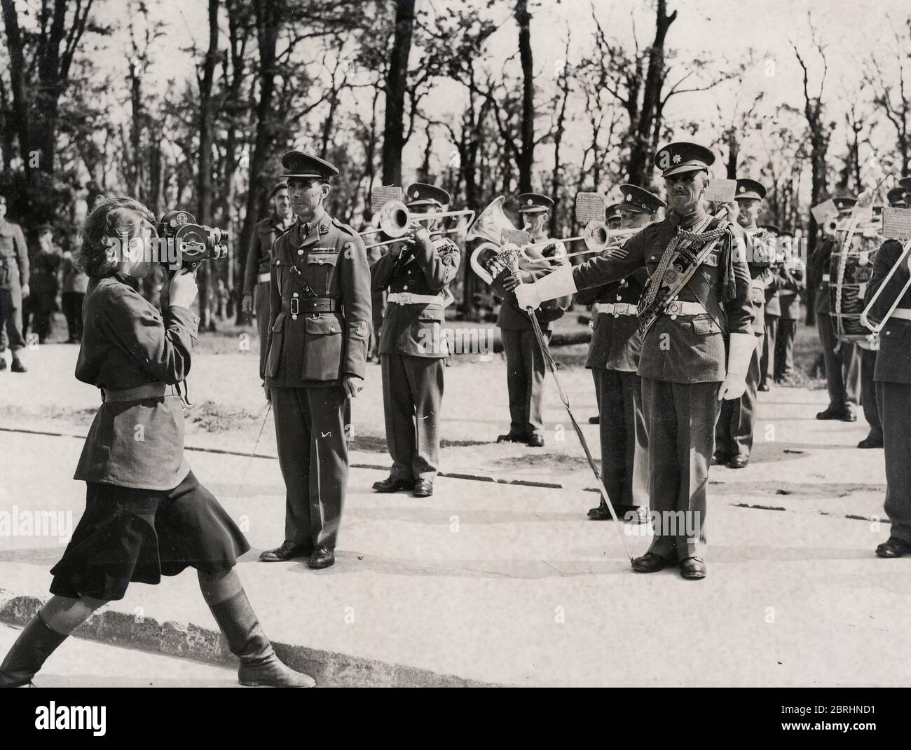 Vintage photograph World War II - Red Army photographer taking pictures ...