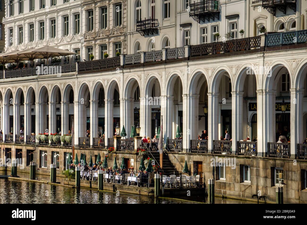 Alsterarkaden city hall hi-res stock photography and images - Alamy