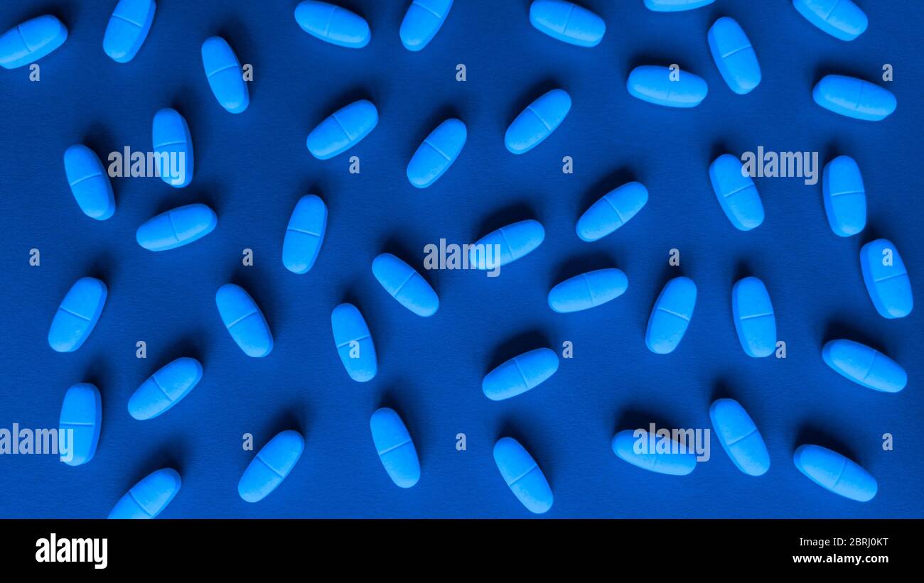 Blue tablets hi-res stock photography and images - Alamy