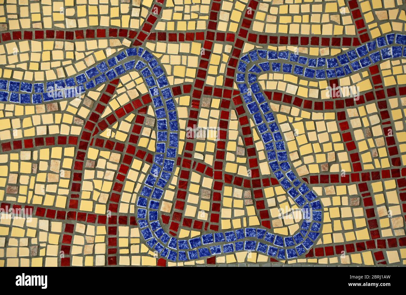 San Antonio River as mosaic , Texas Stock Photo - Alamy