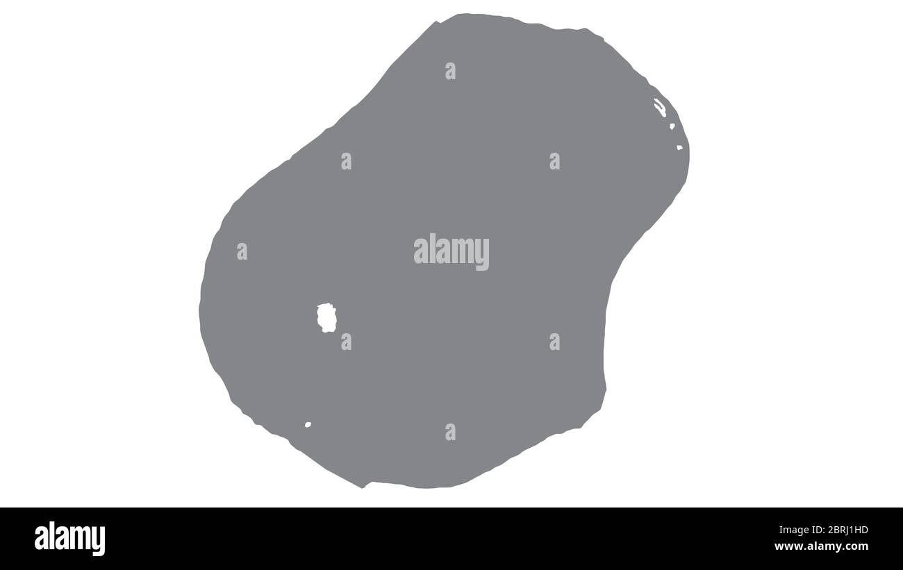Nauru map with gray tone on white background,illustration,textured ...