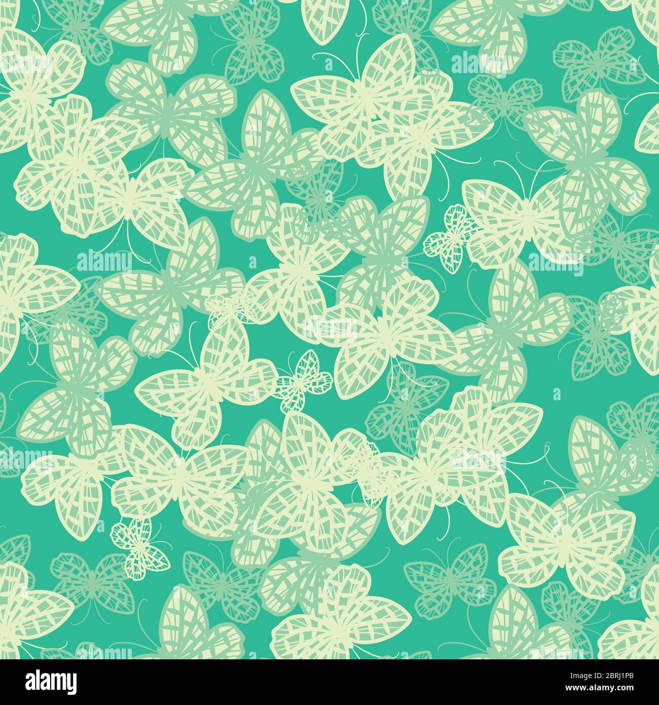 Multiple butterflies flying Stock Vector Images - Alamy