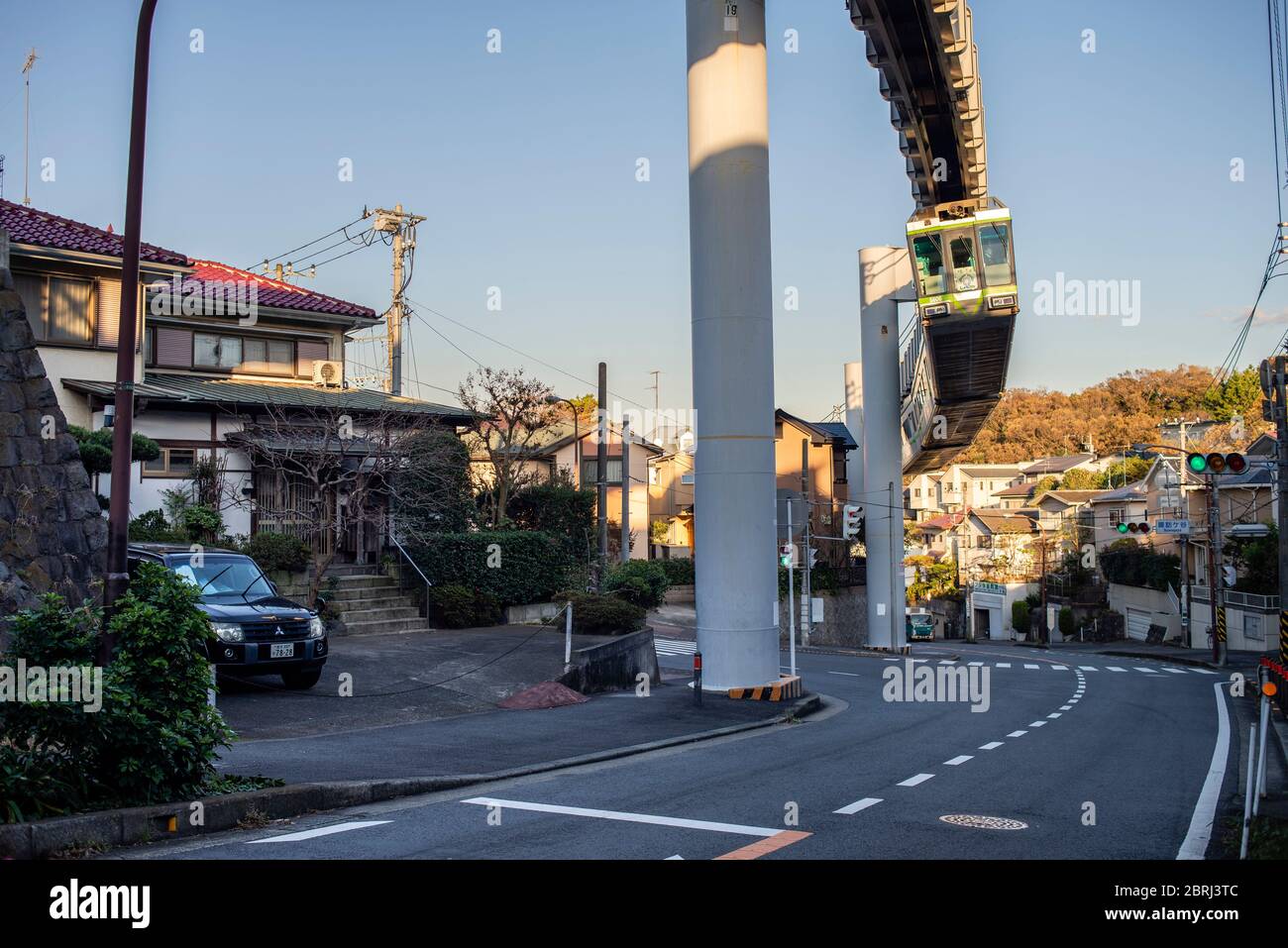 The Shonan Monorail (opened in 1970) is the first suspended monorail of ...