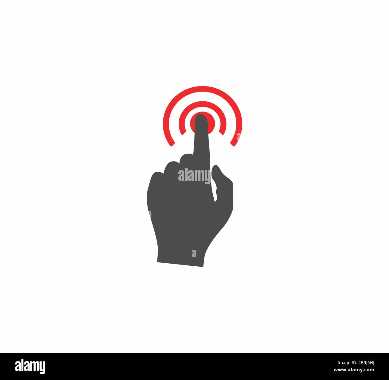 Pressing icon Stock Vector Images - Alamy
