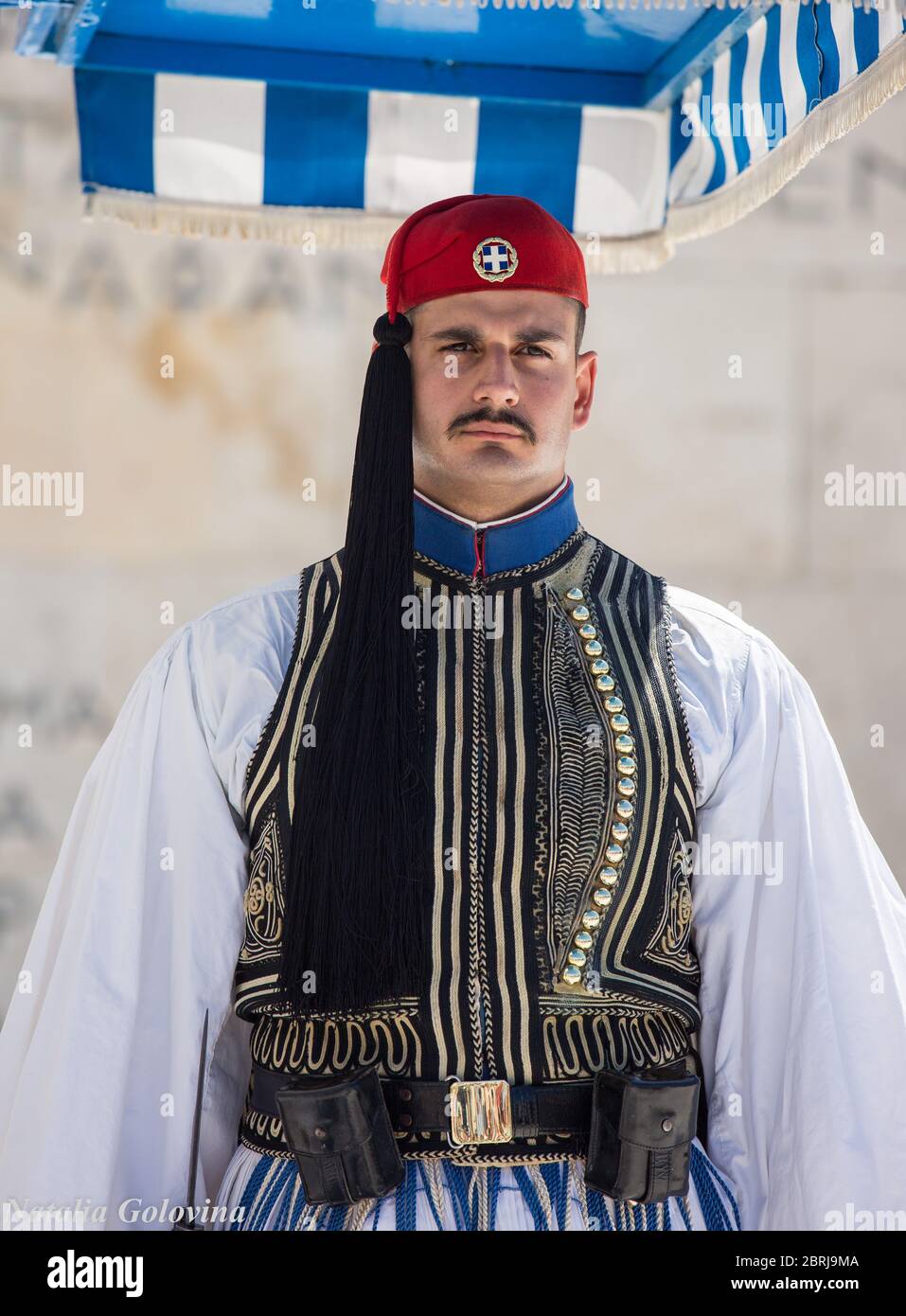 Athens, Greece - May 01, 2019: Greek soldiers Evzones dressed in ...