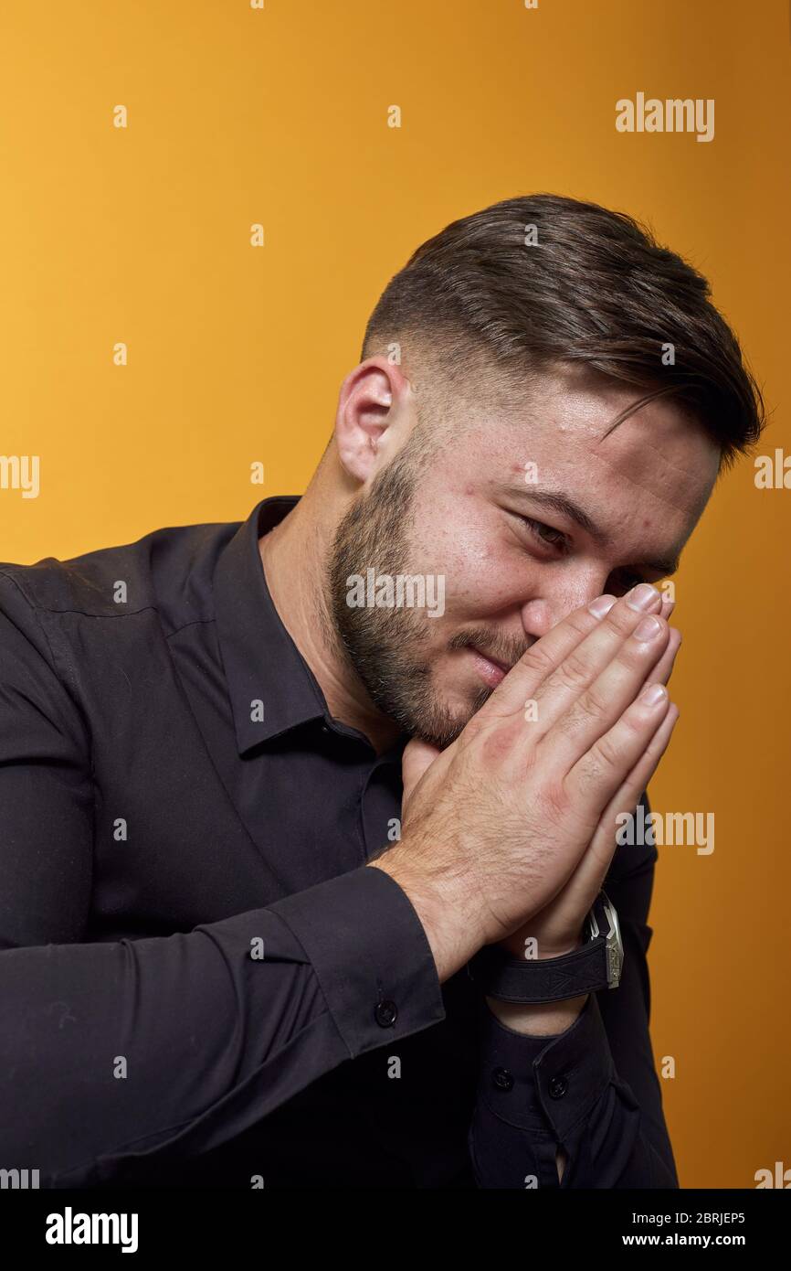 Man thanks god hi-res stock photography and images - Alamy