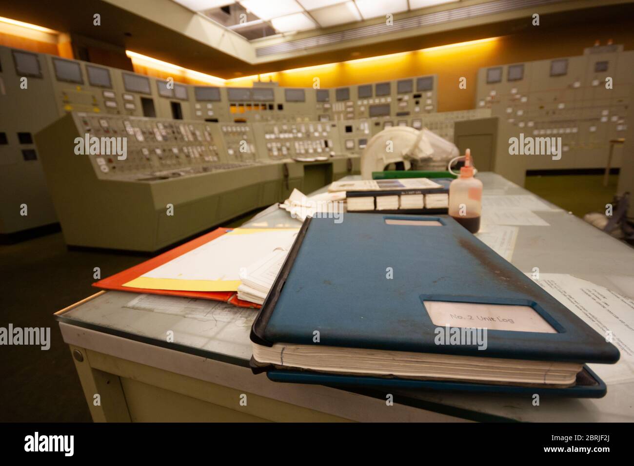 Station unit log, Inverkip Power Station Scotland 2010, SSEB, South of ...