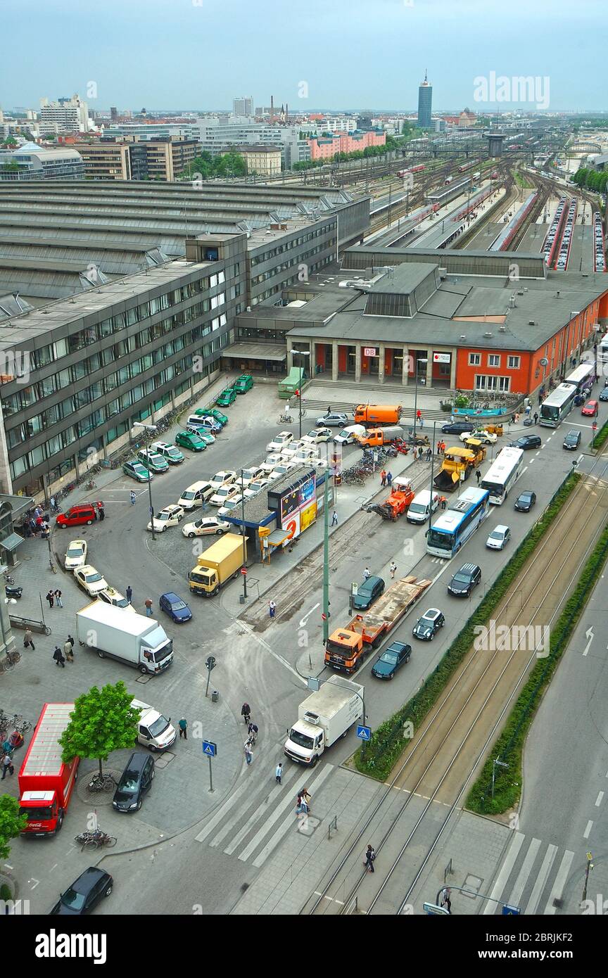 Central railway station in Munich, GERMANY Stock Photo - Alamy