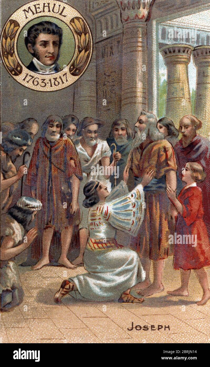 "Illustration de l'opera "Joseph" d'Etienne-Nicolas Mehul (1763-1817 ...