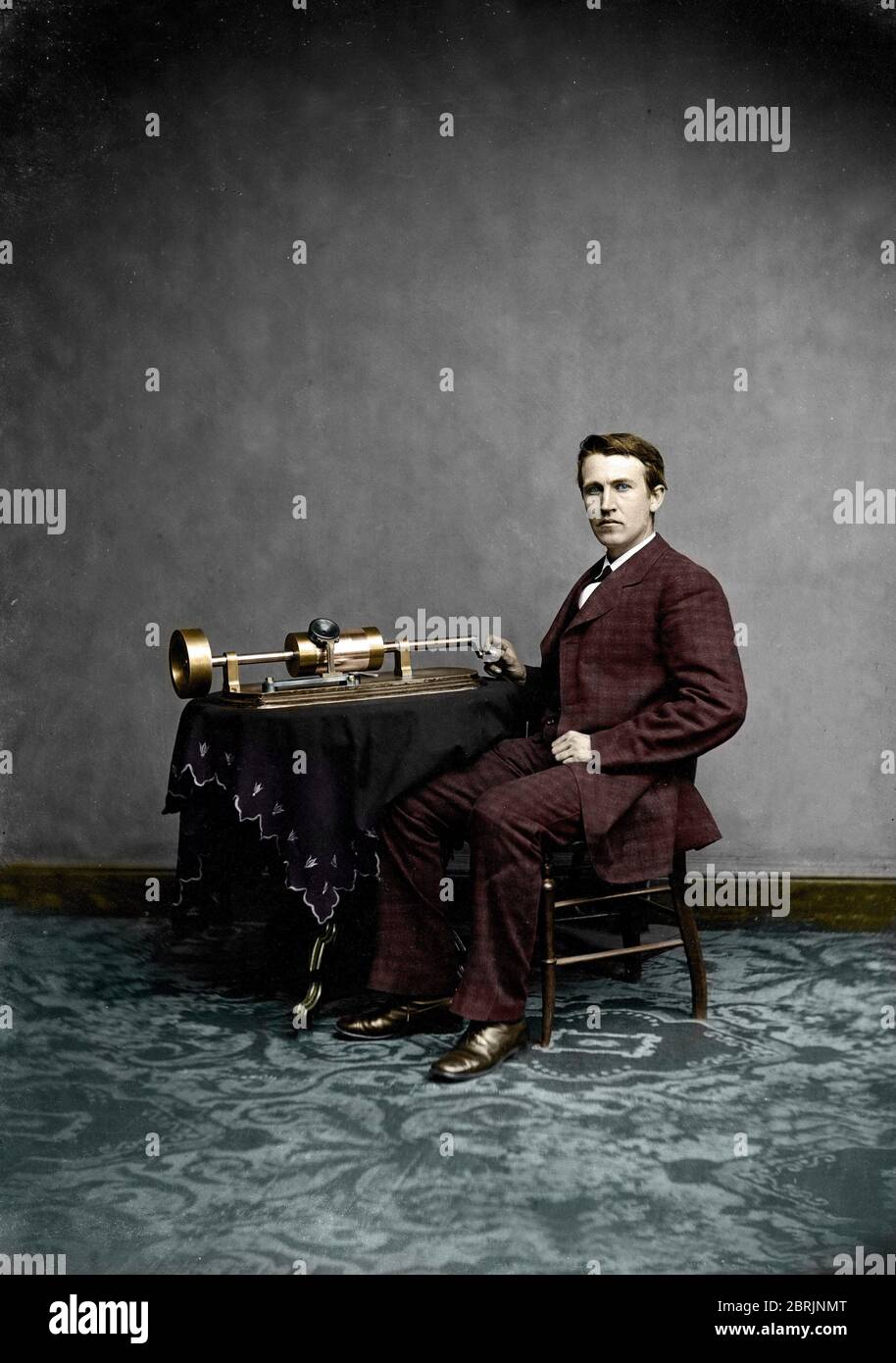 Thomas edison fonografo hi-res stock photography and images - Alamy
