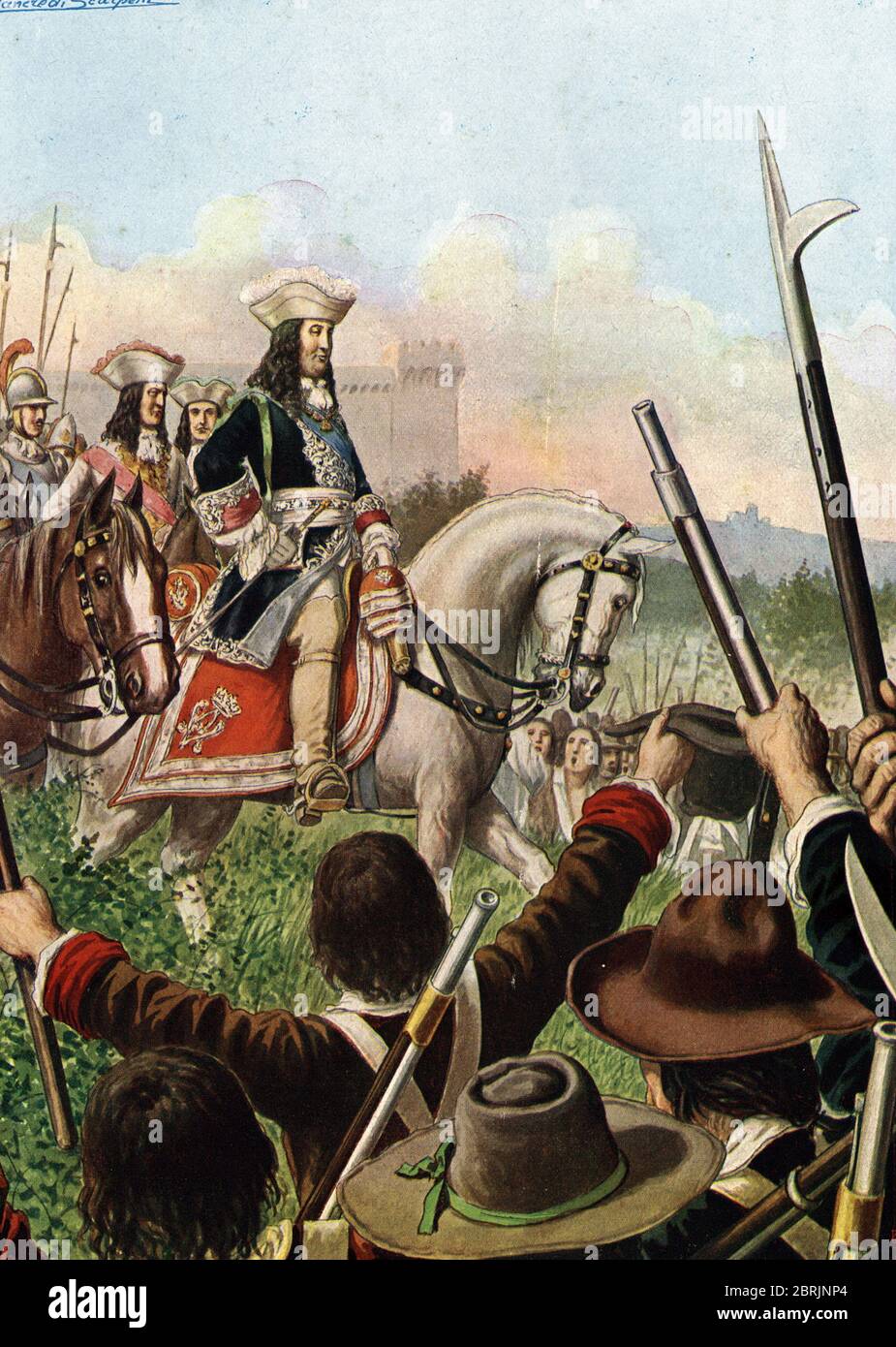 Guerre de Succession d'Espagne : le duc Vittorio Amedeo (Victor Amedee ...
