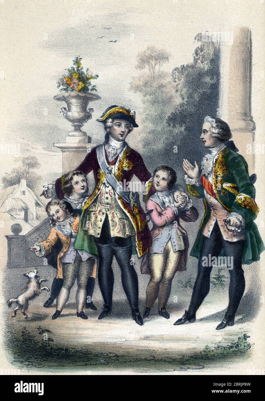 "Portrait de Louis de France (1729-1765), dauphin de France avec ses ...