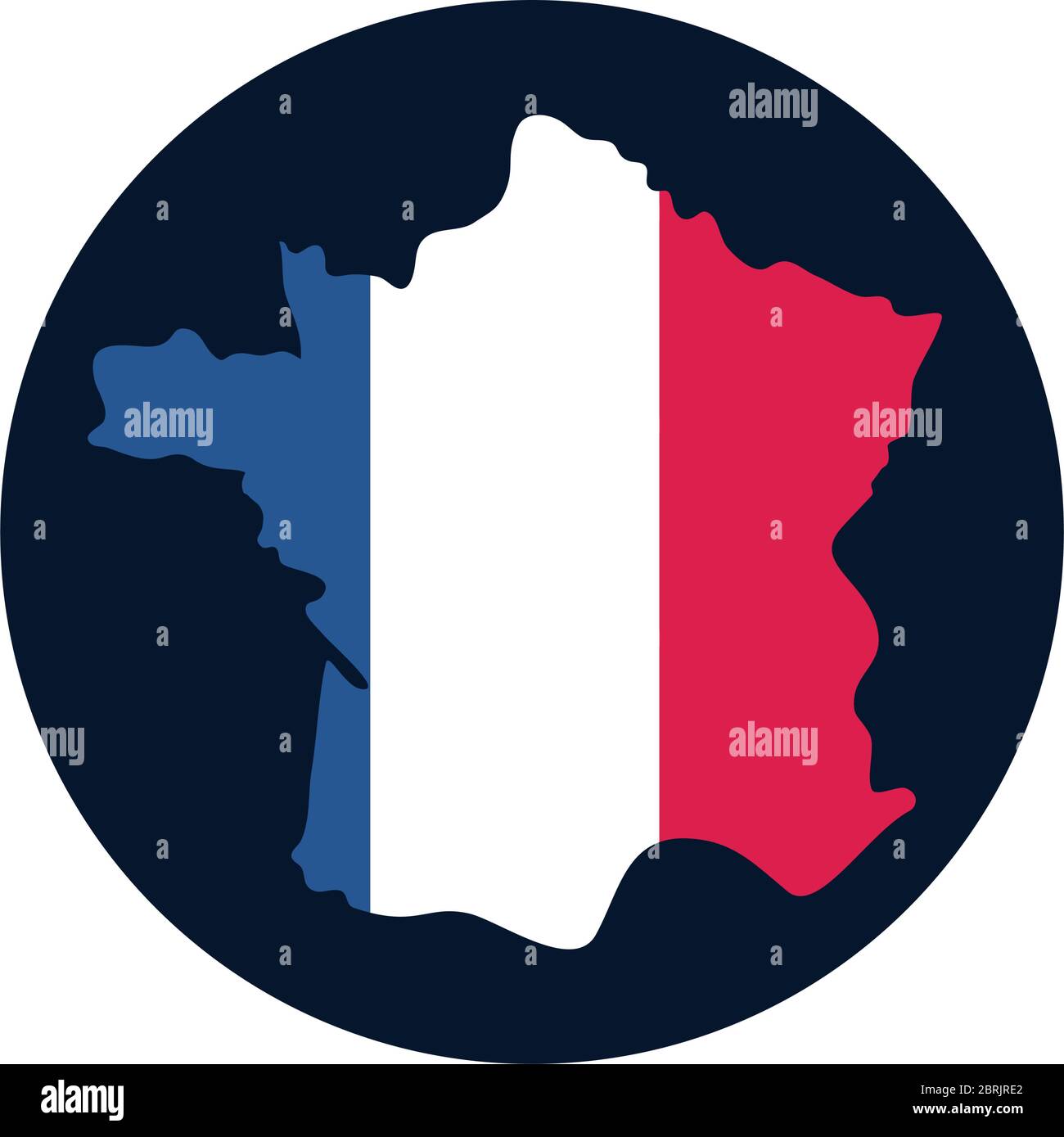 france map block and flat style icon design, Bastille day and french ...