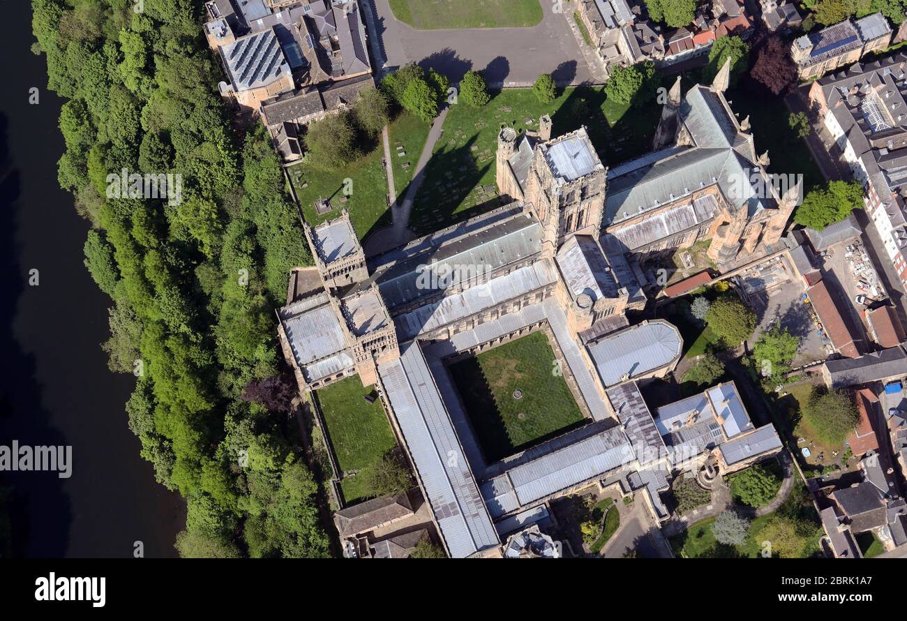 Durham cathedral aerial view hi-res stock photography and images - Alamy