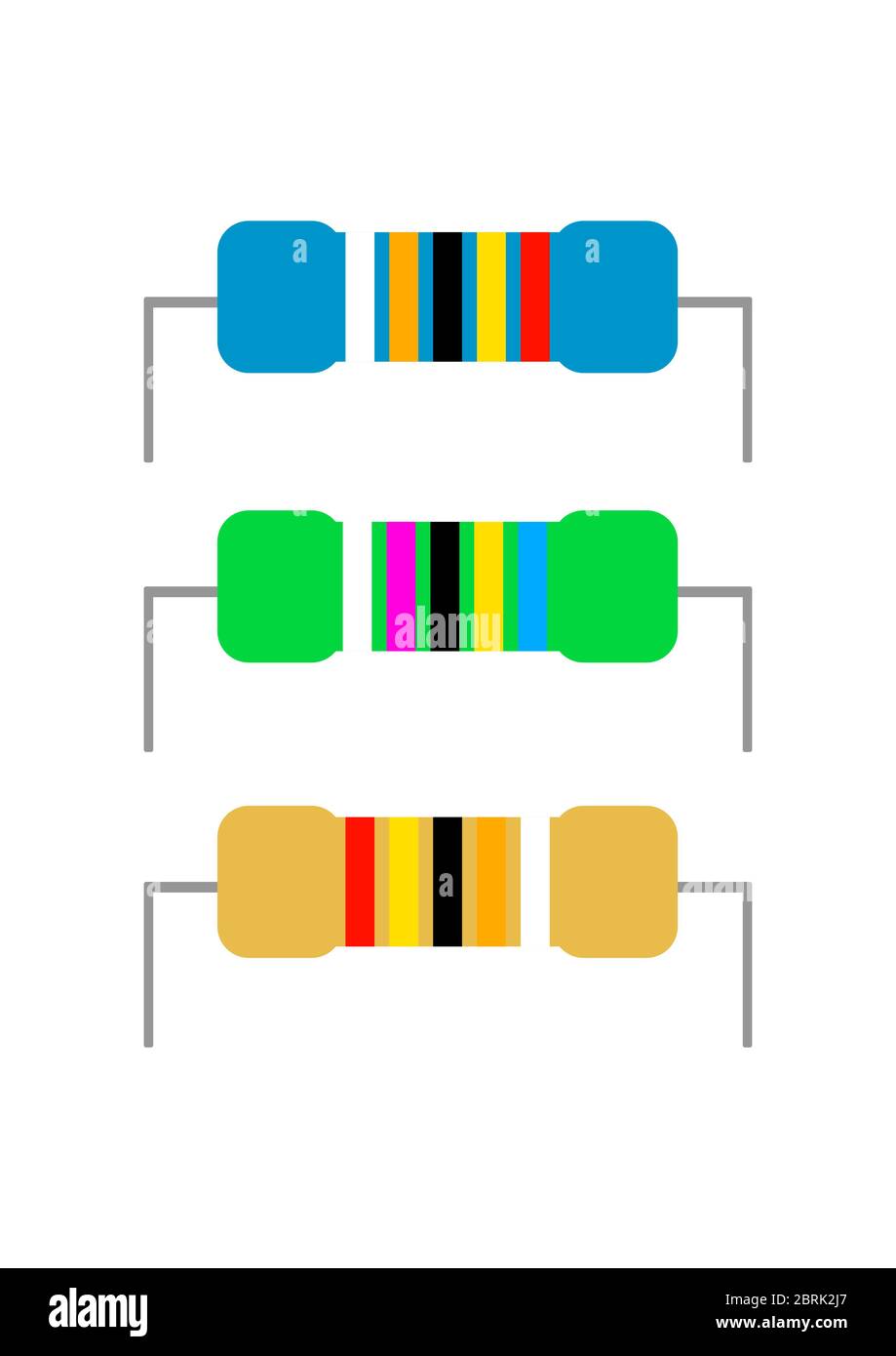 Resistor color code hi-res stock photography and images - Alamy