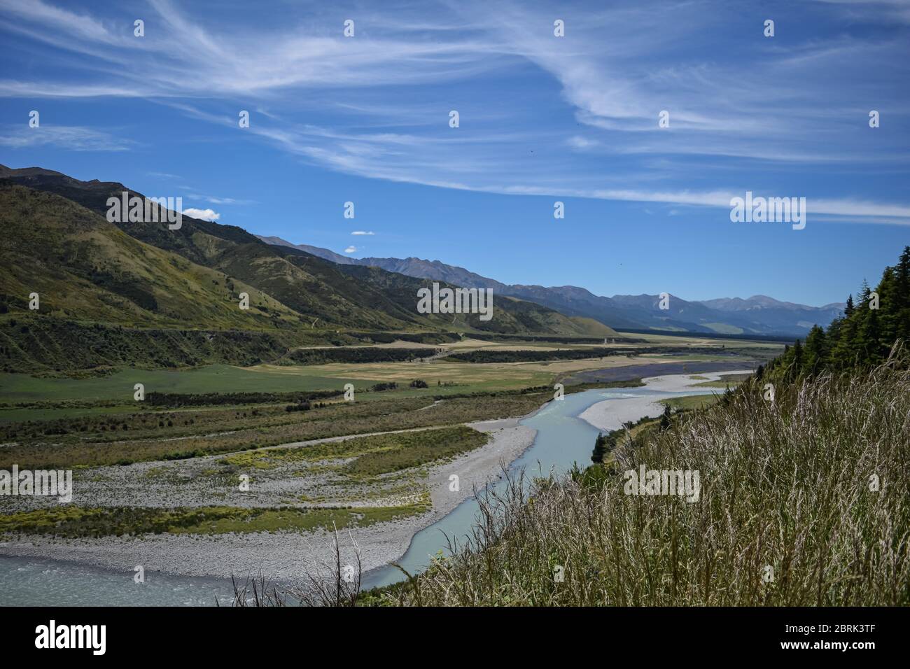 south island, new zeland canterbury region Stock Photo - Alamy