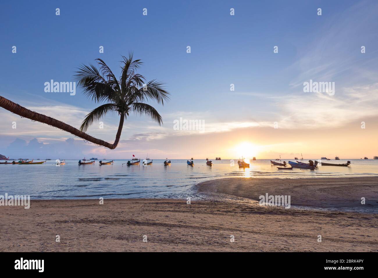 Sunset, Sairee beach, Koh Tao, Thailand Stock Photo - Alamy