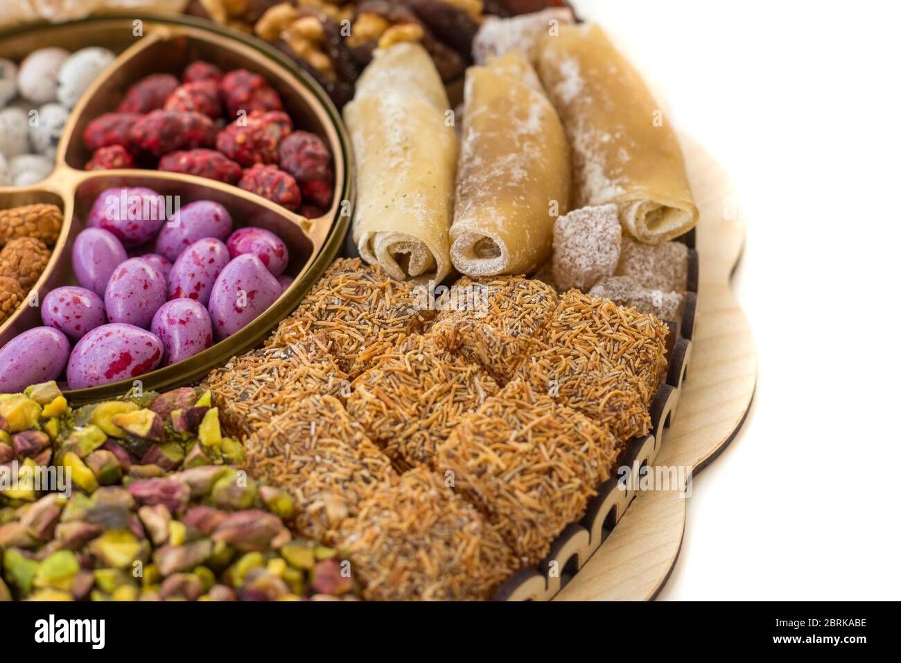 Colorful and various candies, Turkish delight fruit candies Stock Photo ...
