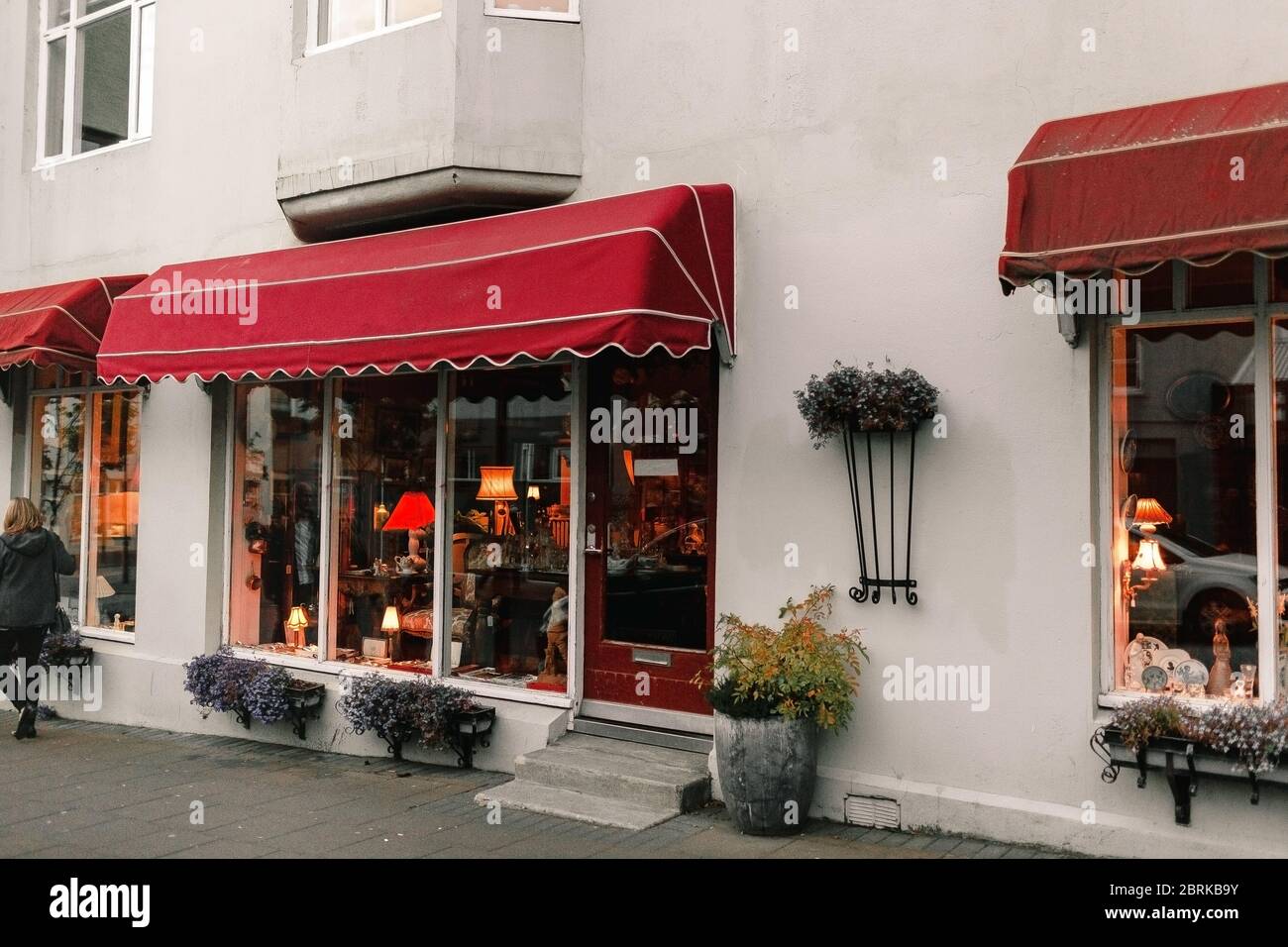 Cafe Exterior With Vintage Windows Free Vintage Shop Front Image
