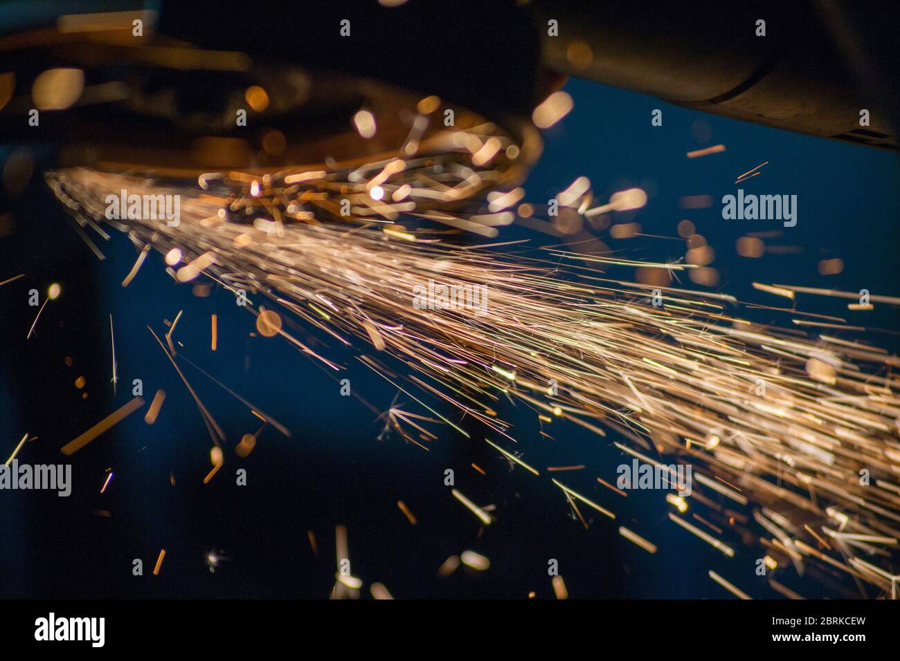 Grinding wheel sparks hi-res stock photography and images - Alamy