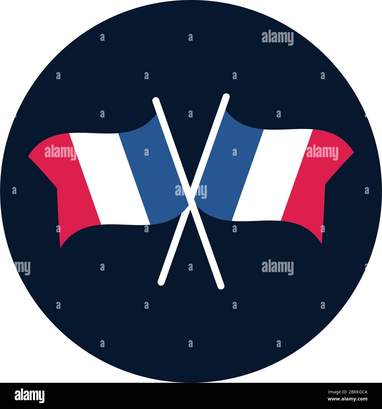 france flags block and flat style icon design, Bastille day and french ...