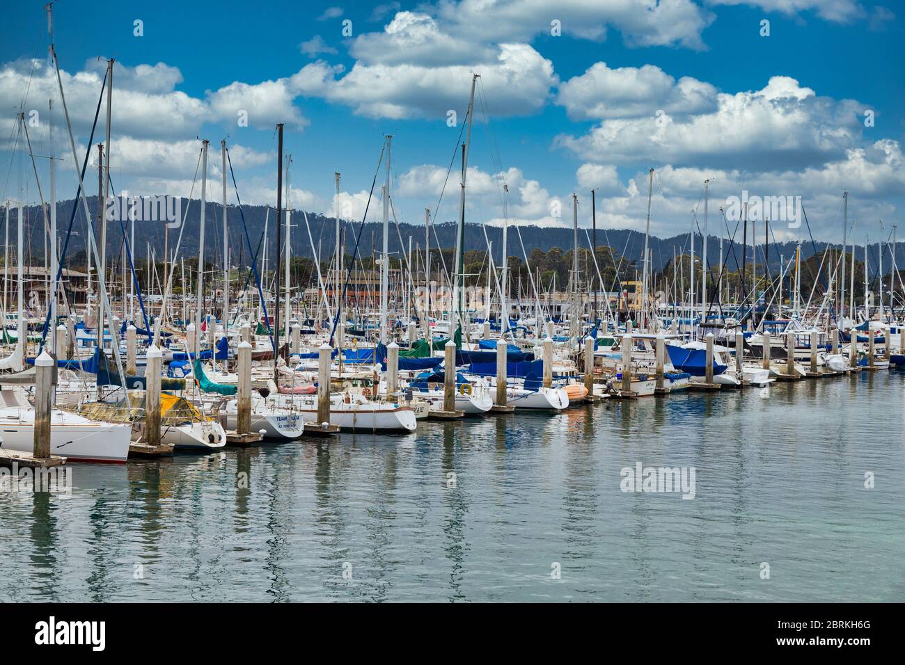 Fishing boats in the monterey bay hi-res stock photography and images ...