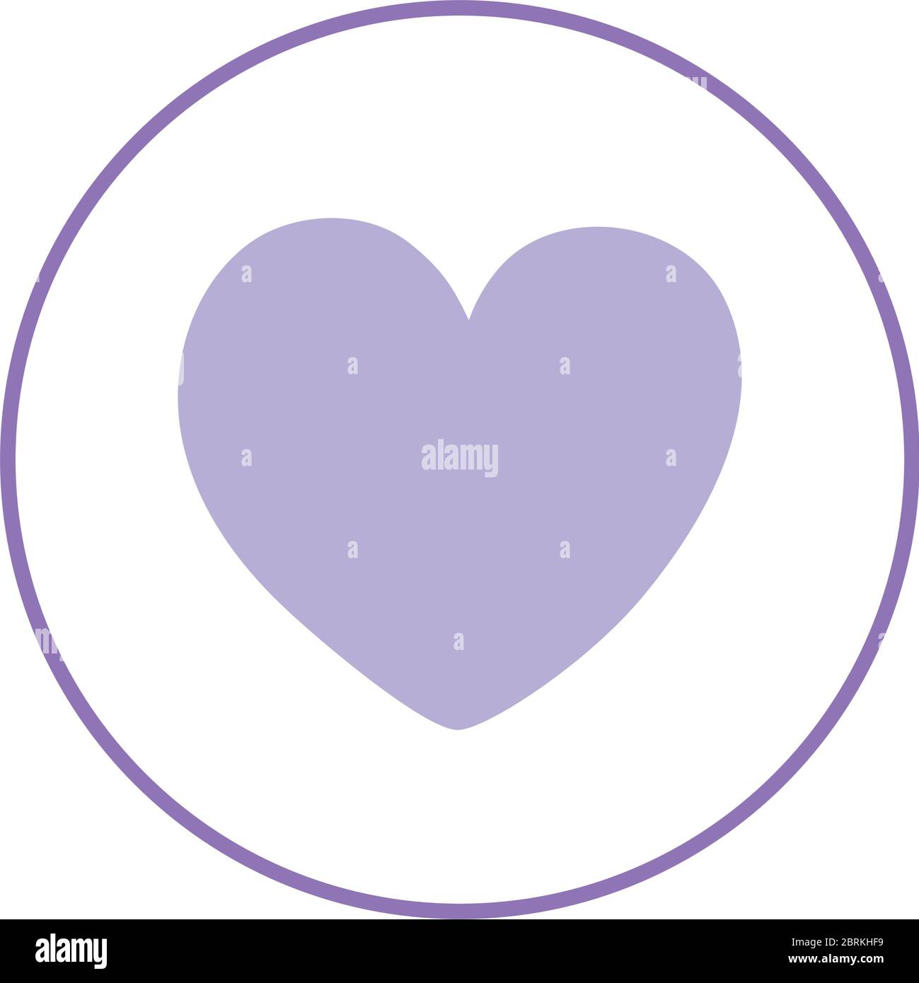 Heart inside circle icon design of love passion and romantic theme ...