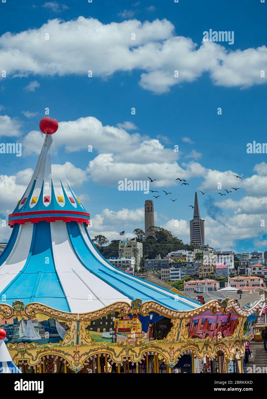 Three Spires in San Francisco Stock Photo - Alamy