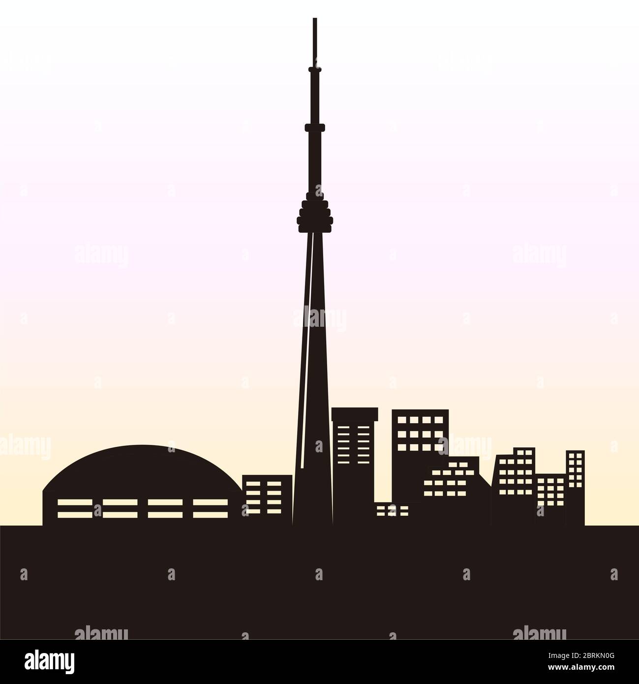 City skyline of Toronto Stock Vector Image & Art - Alamy