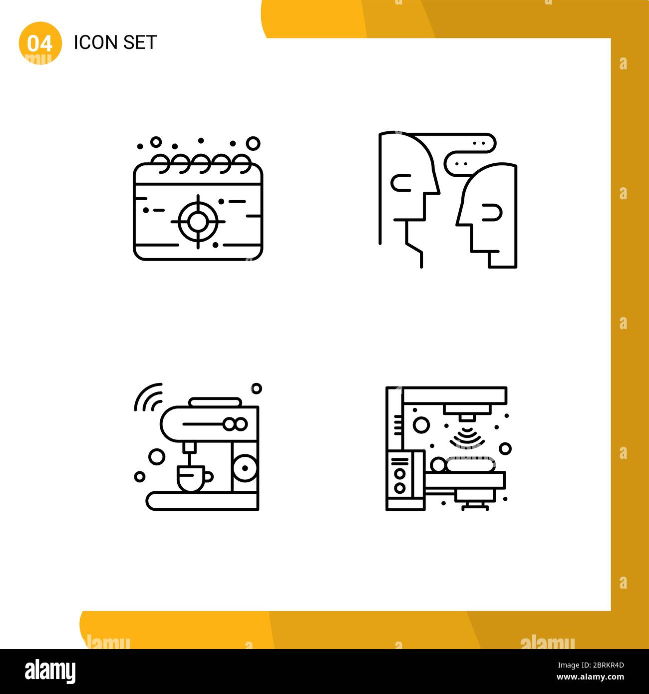 Human machine interaction Stock Vector Images - Alamy