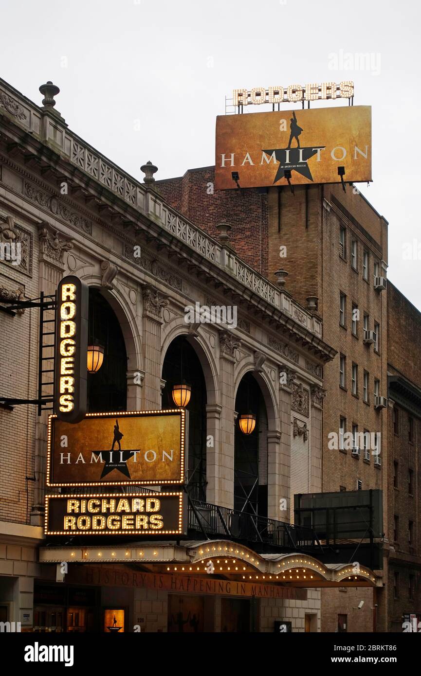 Hamilton musical broadway hi-res stock photography and images - Alamy