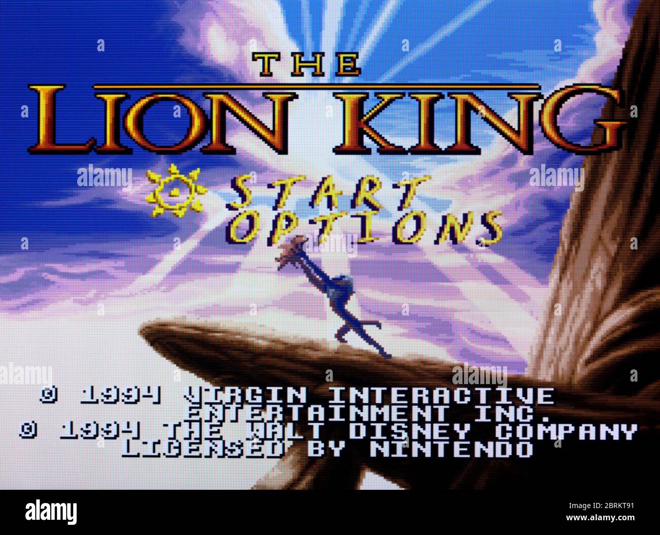 The Lion King - SNES Super Nintendo - Editorial use only Stock Photo ...
