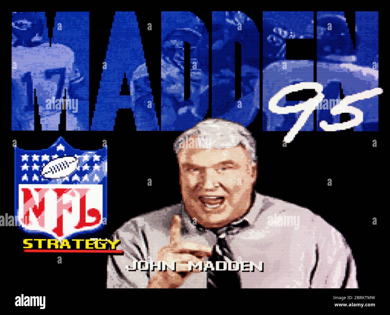 Madden NFL 95 - SNES Super Nintendo - Editorial use only Stock Photo ...