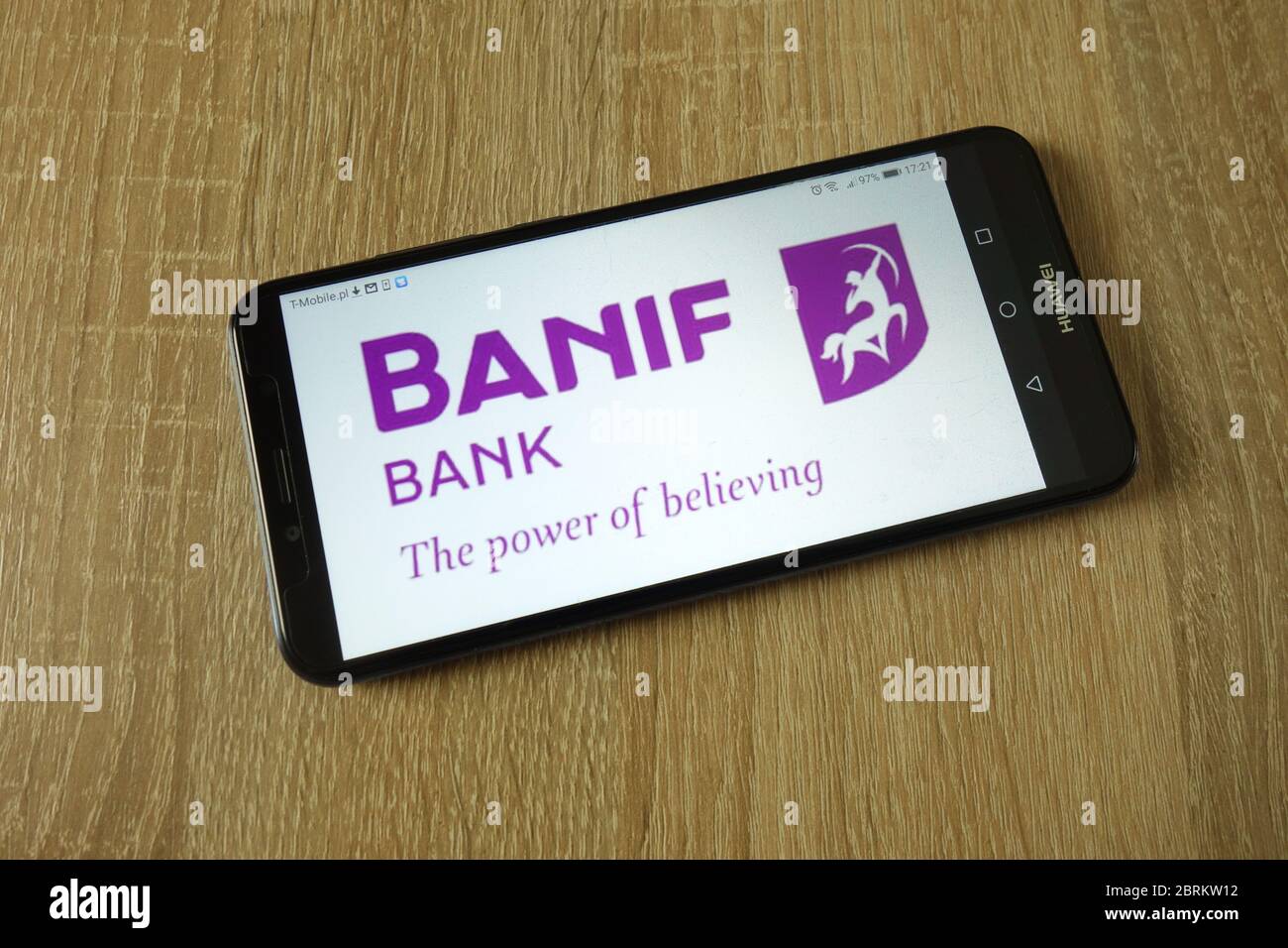 Banif Bank logo displayed on smartphone Stock Photo - Alamy