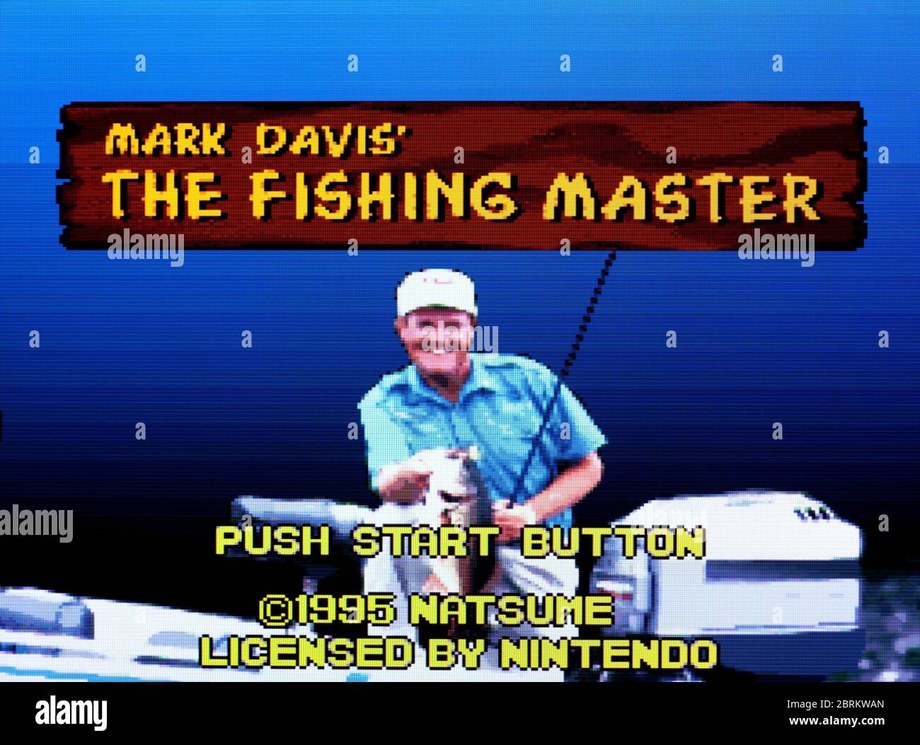 Mark Davis' The Fishing Master - SNES Super Nintendo - Editorial use ...