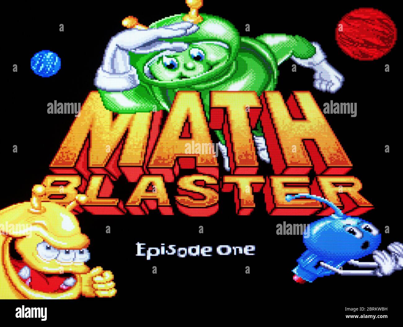 Math Blaster Episode One - SNES Super Nintendo - Editorial use only ...