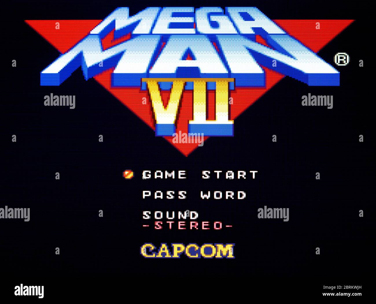 Mega Man VII Megaman 7 - SNES Super Nintendo - Editorial use only Stock ...