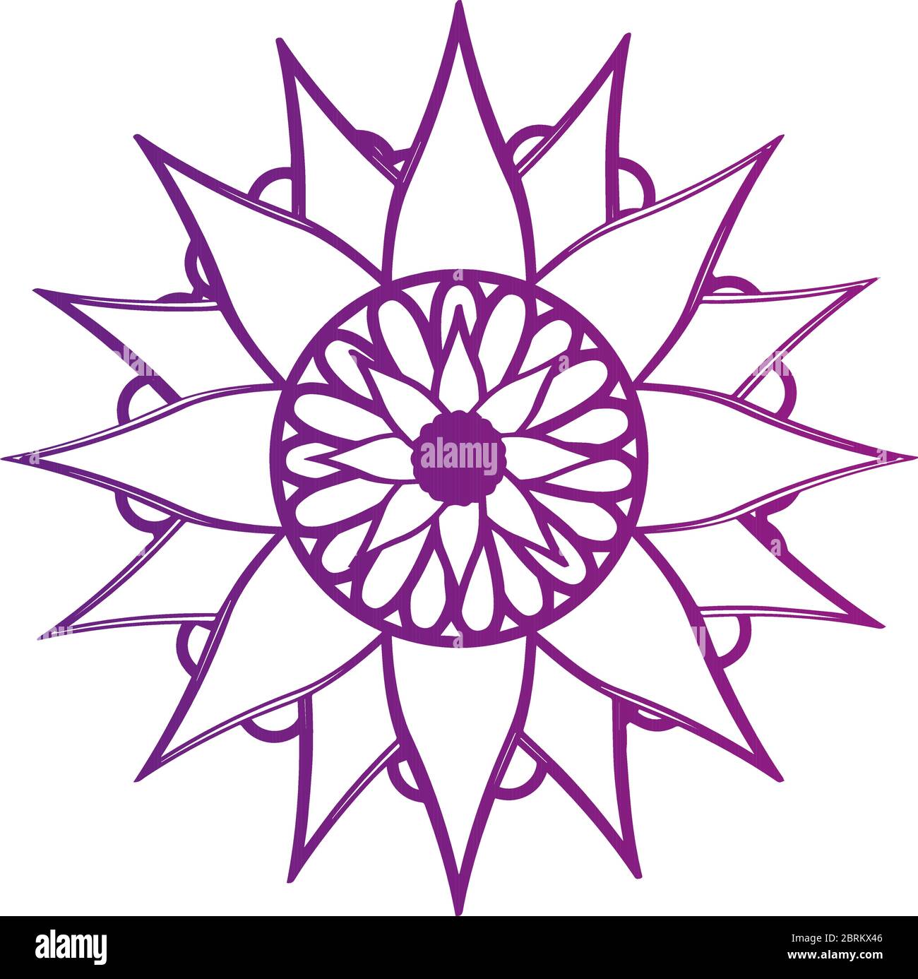 Mandala floral pattern Stock Vector Image & Art - Alamy