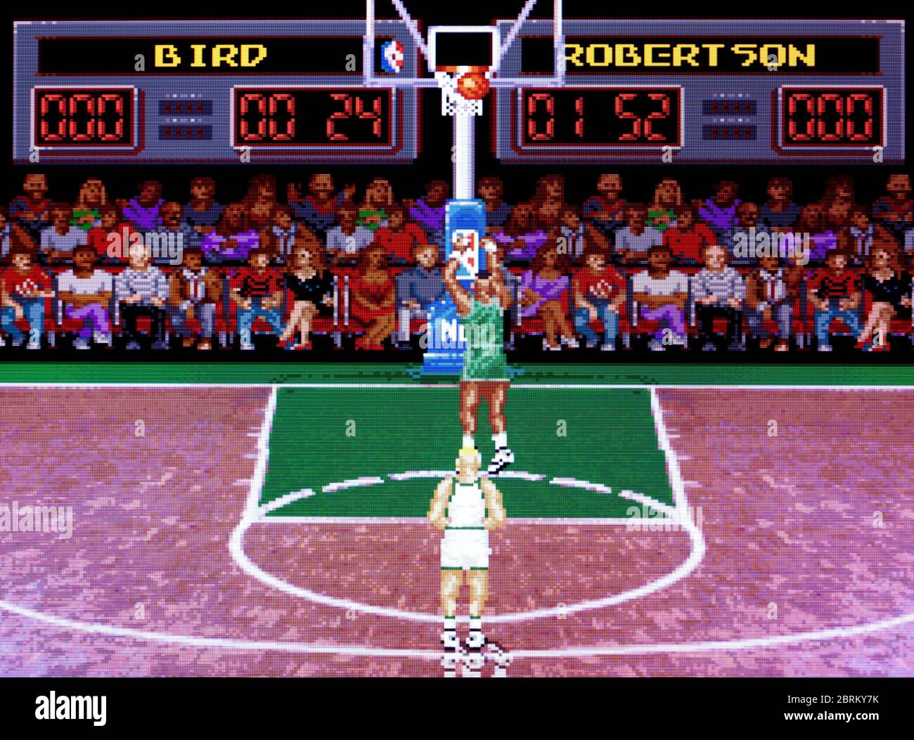 NBA All-Star Challenge - SNES Super Nintendo - Editorial use only Stock ...